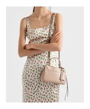 Prada Carry Mini Leather Handbag