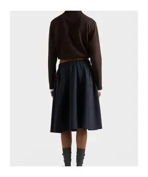 Prada Pique And Jersey Polo Shirt