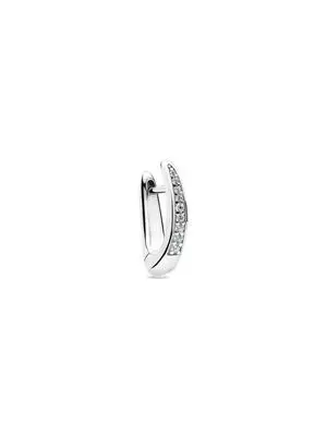 MARIA BLACK Sino Crystal-embellished Huggie Earrings - Silver