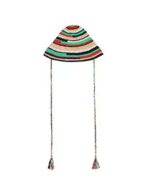 Alanui Sunny Stripes Bucket Hat