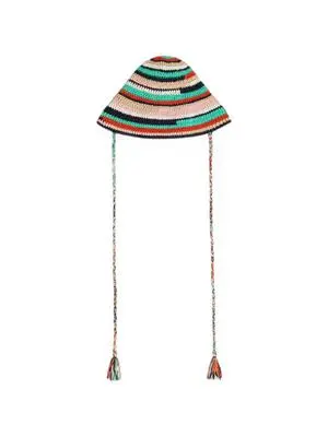 Alanui Sunny Stripes Bucket Hat