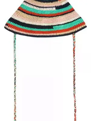 Alanui Sunny Stripes Bucket Hat - Neutrals