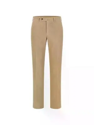 PT TORINO Corduroy-effect Tailored Trousers - Neutrals