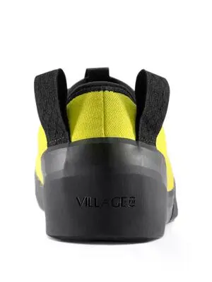 VILLAGE PM Grained Leather Sneakers