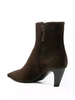 Premiata Pointed-toe Suede Ankle Boots