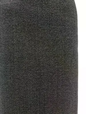 R2W Rear-slit Midi Pencil Skirt