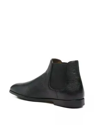 DOUCAL'S Grained Leather Chelsea Boots