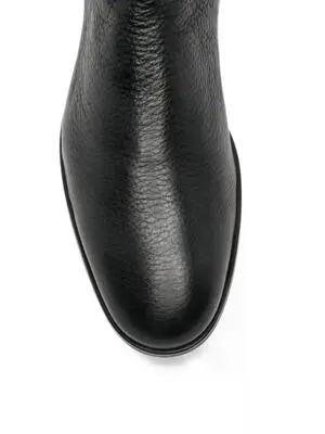 DOUCAL'S Grained Leather Chelsea Boots