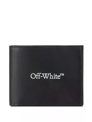 Off-White Bookish Logo-print Bifold Wallet - Black