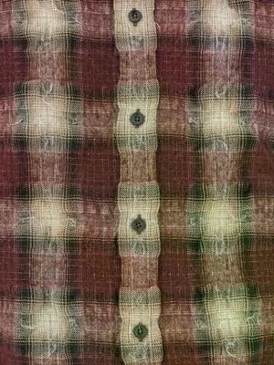 XACUS Check-print Shirt - Red