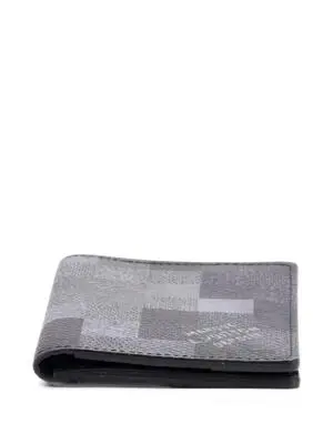 LOUIS VUITTON Pocket Organizer Damoflage Canvas Small Wallets