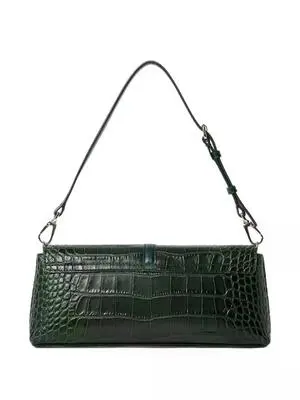Stella McCartney Ryder Croc-embossed Pochette Shoulder Bag