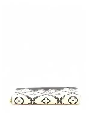 LOUIS VUITTON Zippy Wallet Monogram Empreinte Giant Broderies Small Wallets