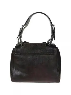 Orciani Small Sveva Lagoon Pebbled Leather Shoulder Bag