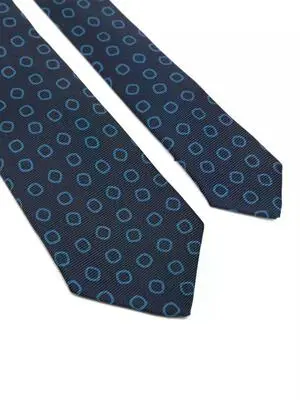 Kiton Geometric-print Tie