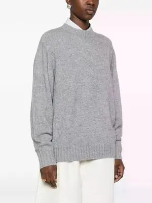Carven Crew-neck Ribbed-trim Sweater