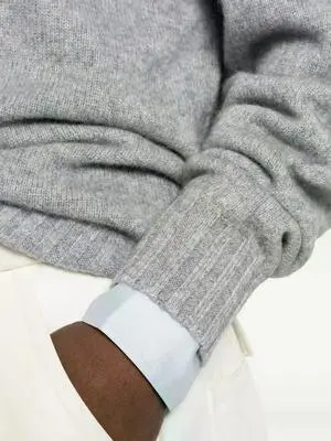 Carven Crew-neck Ribbed-trim Sweater