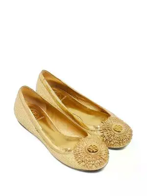 Tory Burch Reva Logo-detail Ballet Flats