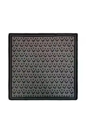 JIMMY CHOO Silk Patterned Scarf