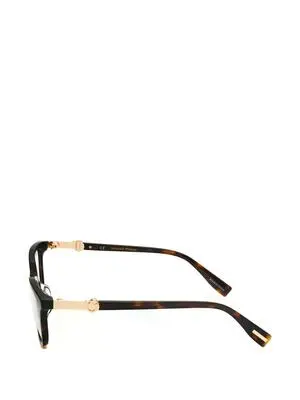 TRUSSARDI Tortoiseshell-effect Cat-eye Glasses