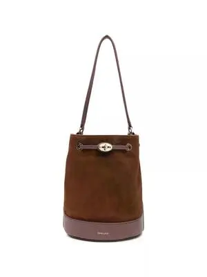 ZANELLATO S Monda Suede Leather Shoulder Bag - Brown