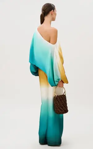 Silvia Tcherassi Bellagio Silk-blend Blouse
