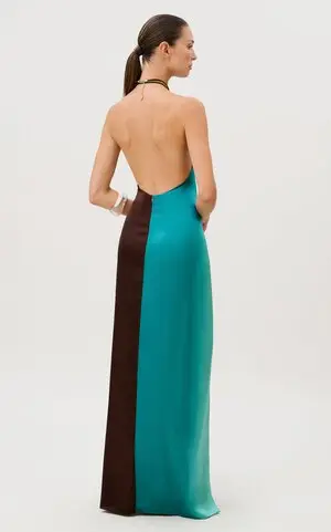 Silvia Tcherassi Dixon Silk-blend Maxi Dress