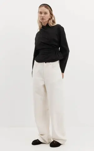 HARRIS TAPPER Exclusive Chaimberlain Tech-taffeta Top - Black