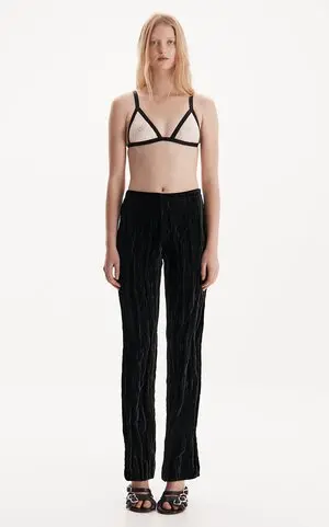 HARRIS TAPPER Exclusive Stefan Crushed Velvet Trousers