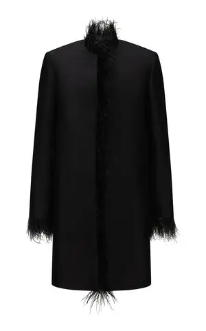 HARRIS TAPPER Exclusive Astor Wool-silk Mini Dress - Black