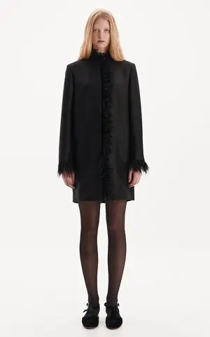 HARRIS TAPPER Exclusive Astor Wool-silk Mini Dress