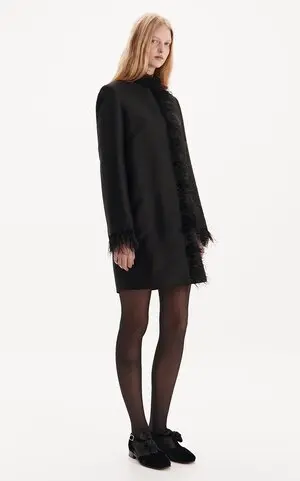 HARRIS TAPPER Exclusive Astor Wool-silk Mini Dress