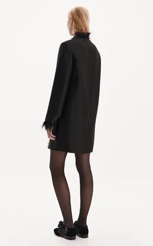 HARRIS TAPPER Exclusive Astor Wool-silk Mini Dress