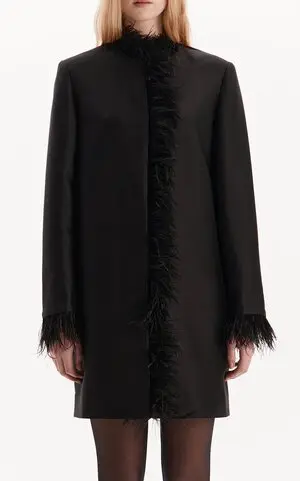 HARRIS TAPPER Exclusive Astor Wool-silk Mini Dress