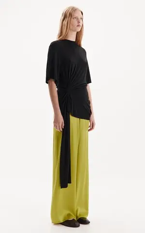 HARRIS TAPPER Exclusive Teller Wool-blend Top - Black