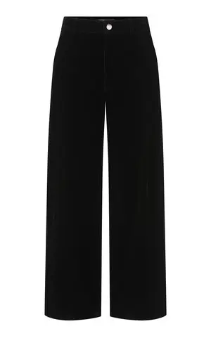 HARRIS TAPPER Exclusive Cail Velvet Trousers - Black