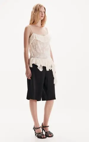 HARRIS TAPPER Exclusive Clarice Velvet Devoré Top
