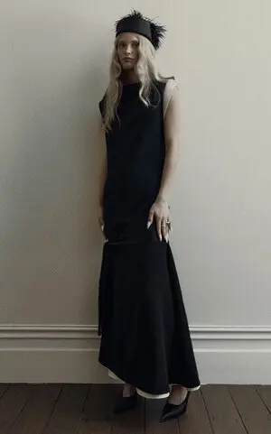 HARRIS TAPPER Exclusive Sofie Suiting Maxi Dress - Black