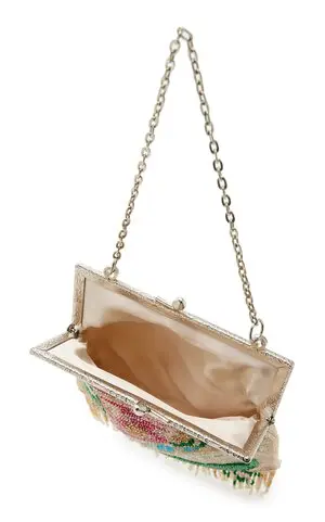 Staud Hughes Beaded Frame Bag