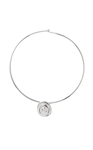 Éliou Spira Leather Sterling Necklace - Silver
