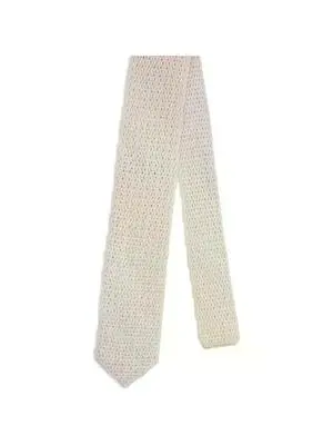 TOM FORD Silk Knit Tie - Neutrals