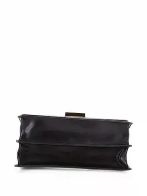 Fendi Kan U Zucca Embossed Leather Medium Shoulder Bag