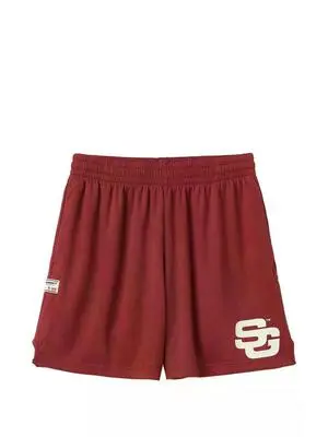 HOMME Logo-print Mesh Shorts