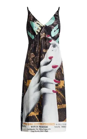 Dries Van Noten Dello Printed Midi Dress