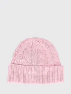 MC2 SAINT BARTH Ribbed Pure Wool Cuffed Beanie With Embroidered Logo