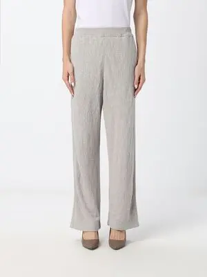 Brunello Cucinelli Straight-leg Wool And Cashmere Knit Trousers With Elastic Waist - Grey