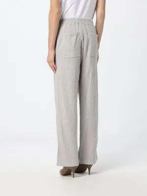 Brunello Cucinelli Straight-leg Wool And Cashmere Knit Trousers With Elastic Waist - Grey