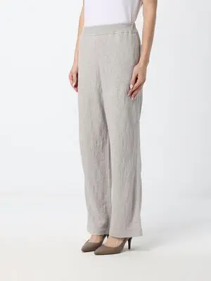 Brunello Cucinelli Straight-leg Wool And Cashmere Knit Trousers With Elastic Waist - Grey