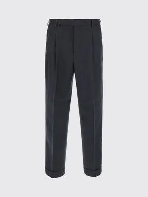 PT TORINO Straight-leg Pleated Wool Blend Tailored Trousers