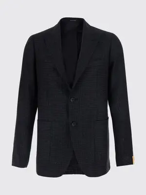 Tagliatore Single-breasted Wool Blazer With Patch Pockets